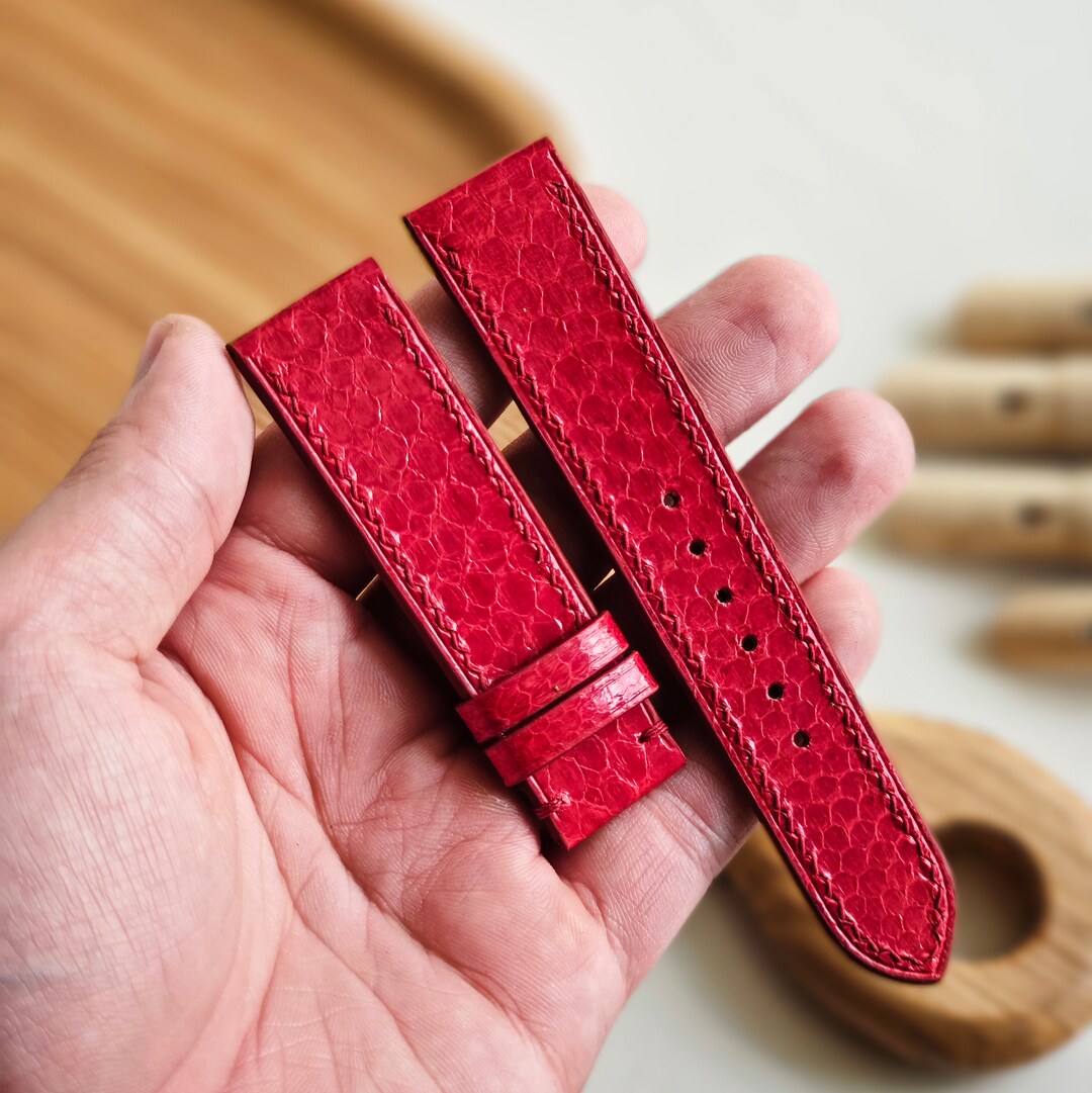 Custom Snake Watch Straps Leather Watch Bands Best Leather - Etsy