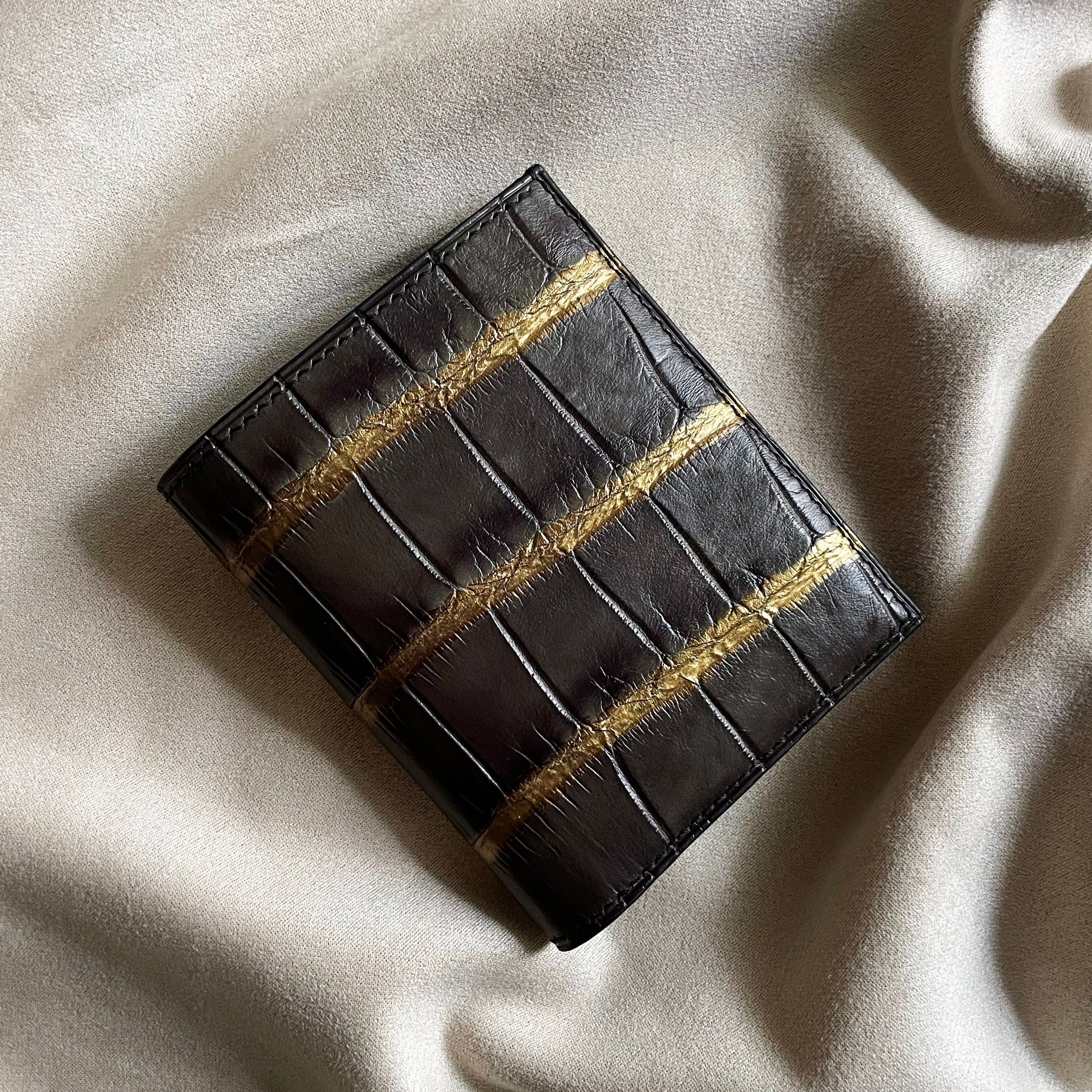 Leather Alligator Men Bifold Wallet/ Gifts for Him/ Birthday - Etsy