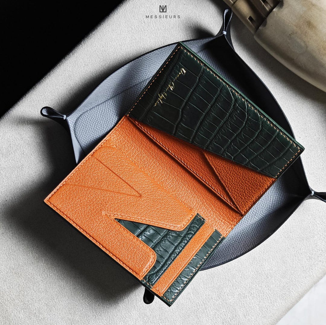 Personalized Alligator Card Holder Wallet , Wallet for Women/men ...