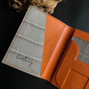 Leather Alligator Card Holder Men Wallet/ Gifts for Him/ Birthday Gifts ...