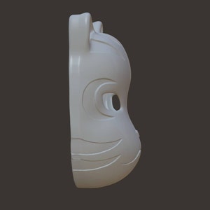 Yamato Inspired Anbu Kitsune Mask STL/ 3d Printable Model - Etsy