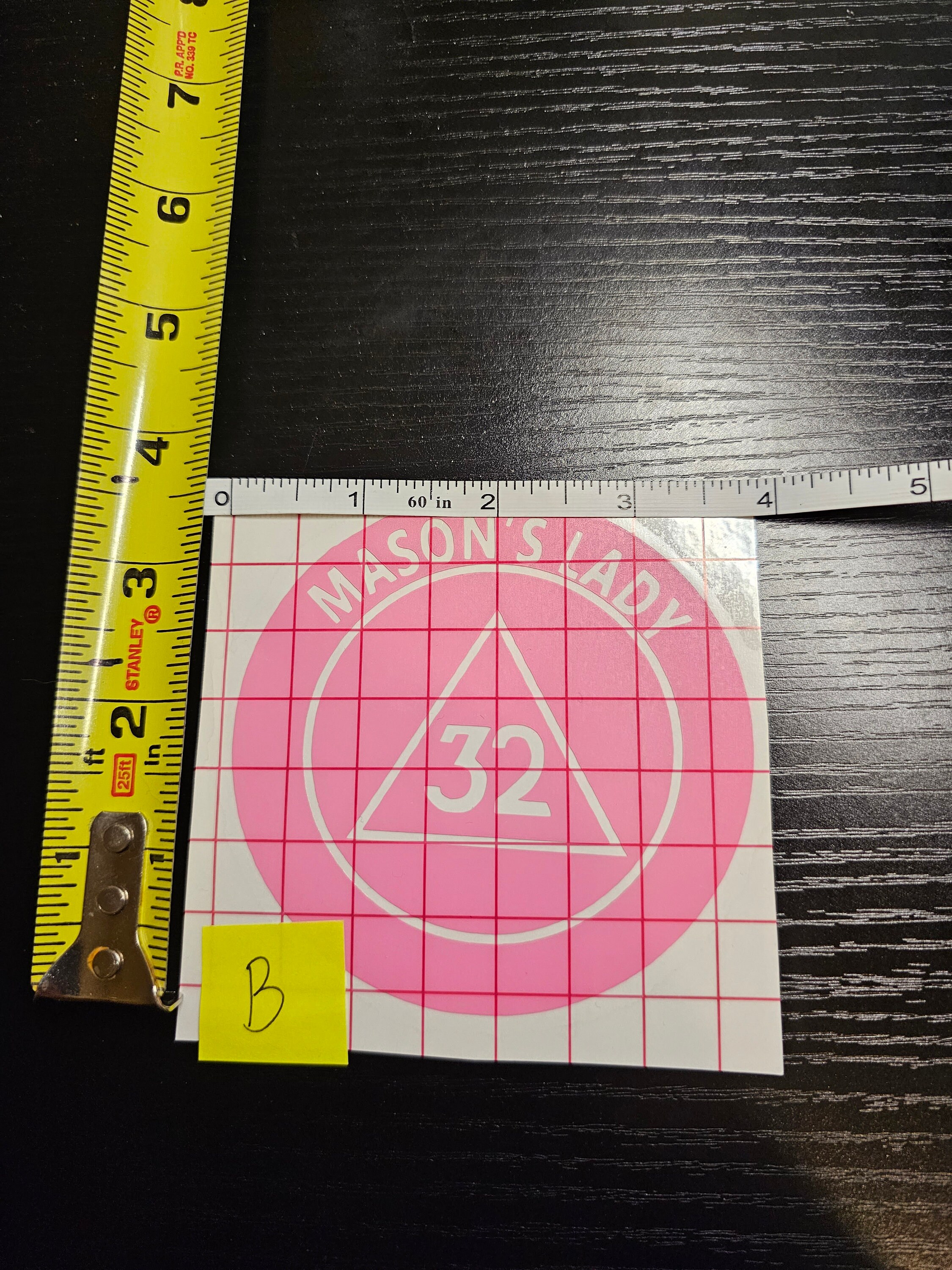 Masonic Lady Vinyl Sticker - Etsy