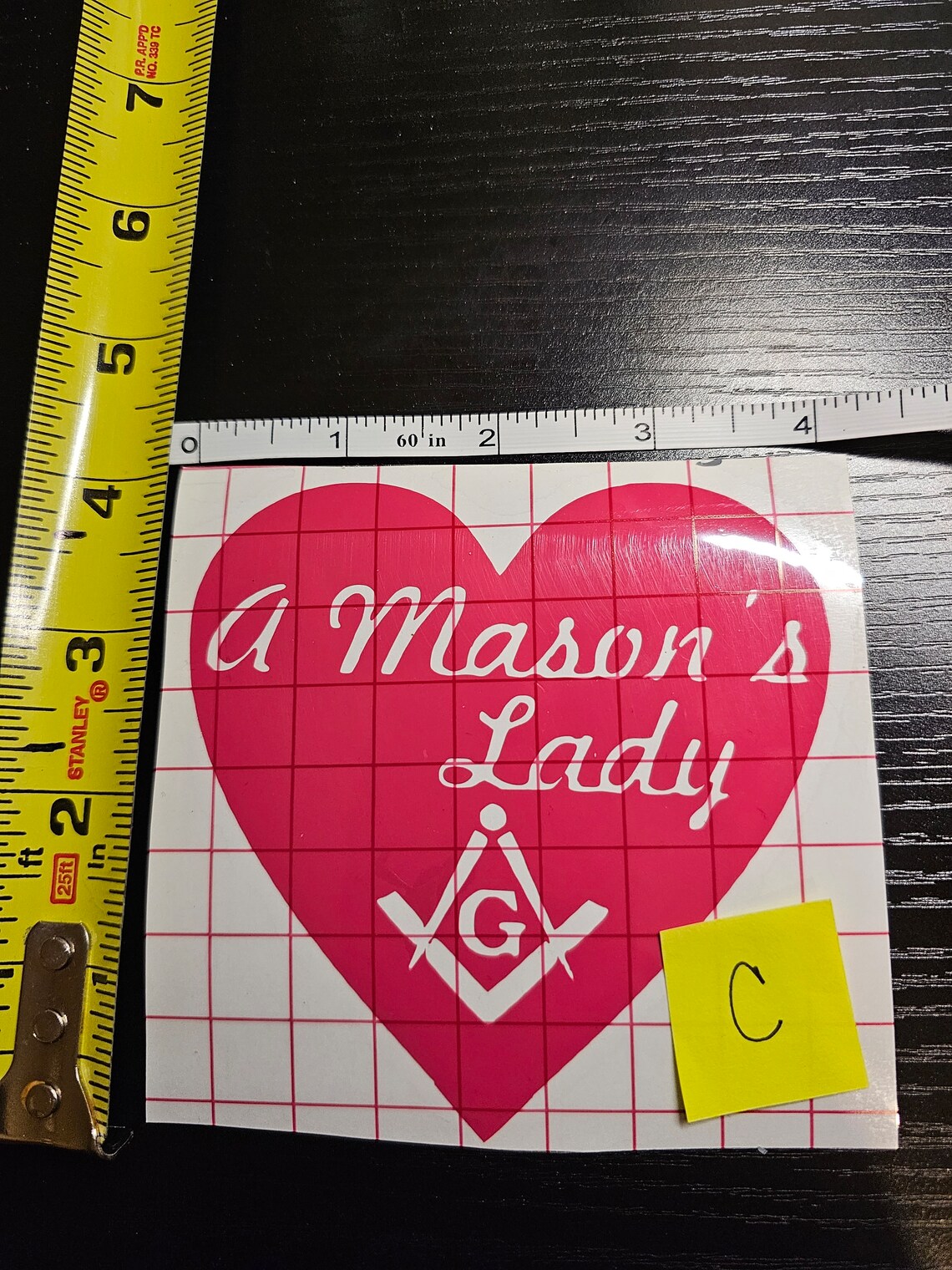 Masonic Lady Vinyl Sticker - Etsy