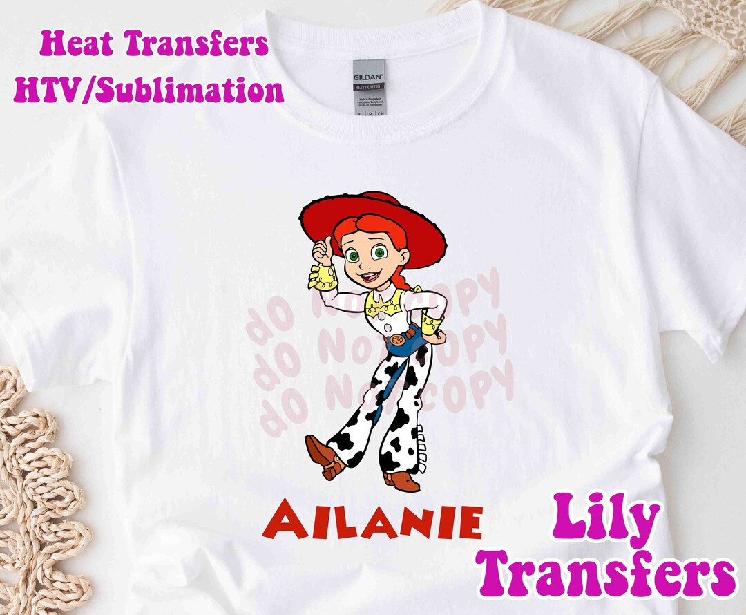 Disney Custom Jesse Image Transfers, Family Trip Iron on Heat Transfers ...