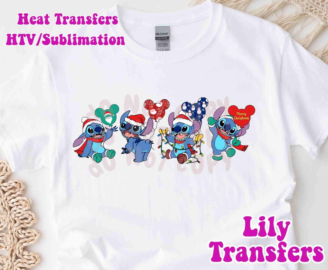 Christmas Stitch Image Transfers, Christmas Iron on Heat Transfers ...