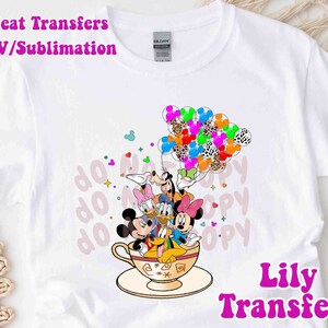 Mickey and Friends Image Transfers, Mickey and Friends Iron on Heat ...