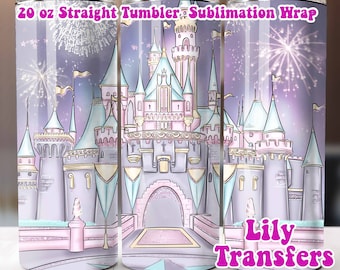 Disney Sublimation Transfer for 20 Oz Skinny Tumbler, Full Wrap Tumbler ...