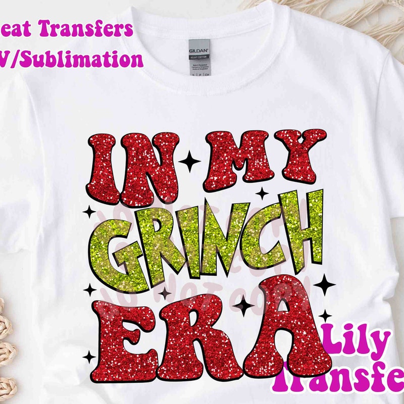 Grinch Iron on Transfer - Etsy