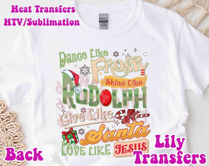 Mickey Christmas HTV and Sublimation Image Transfer, Family Vacation ...