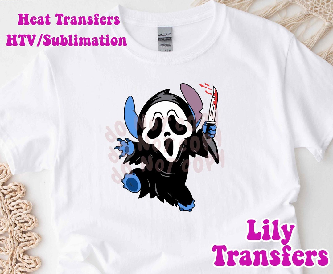 Halloween Blue Alien Scream Image Transfers, Halloween Iron on Heat ...