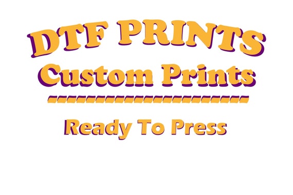 Custom Full Dtf Print Ready to Transfer Vinyl Wholesale DTF - Etsy