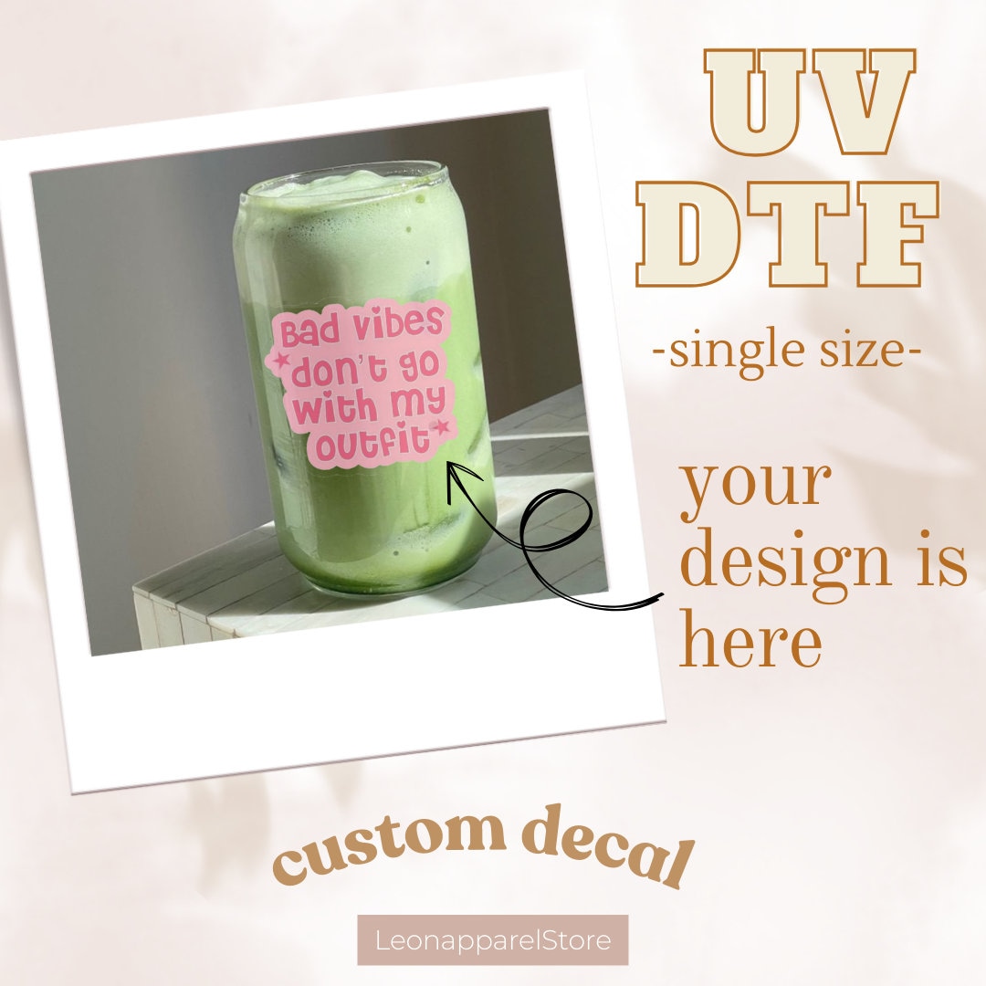 Custom UV DTF Stickers, Custom UV Dtf Transfer, Decal, Custom Stickers ...