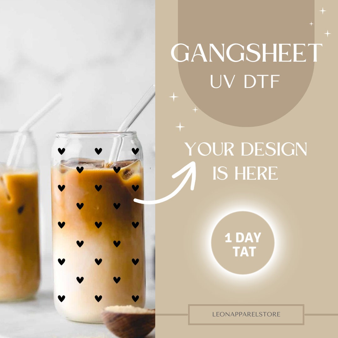 Custom UV DTF Stickers, Custom UV Dtf Transfer, Decal, Uv Dtf Gangsheet ...