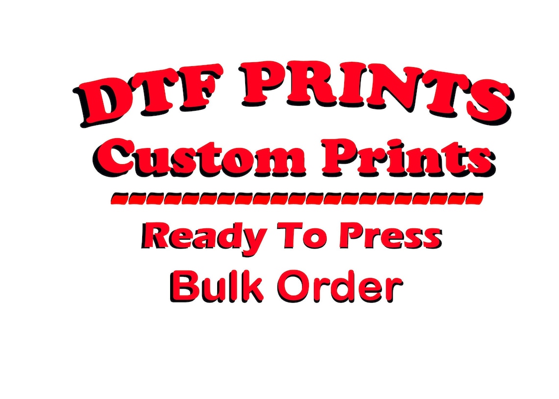 Custom Full Dtf Print, Ready to Transfer Vinyl, Wholesale DTF Transfer ...