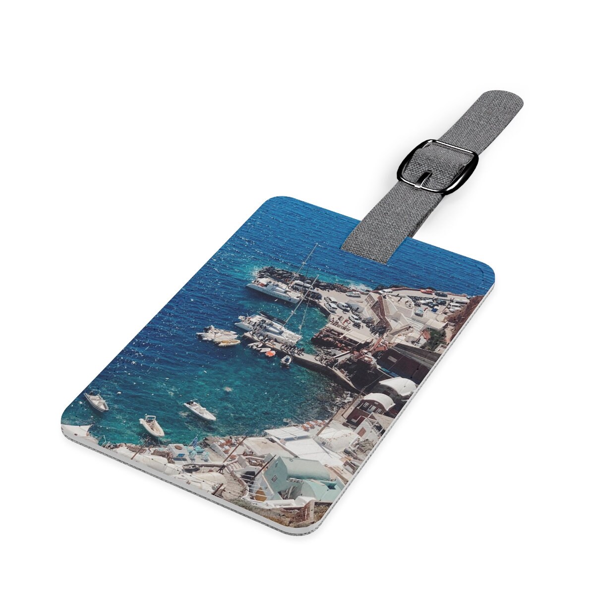 Santorini, Greece Luggage Tag, Rectangle - Etsy