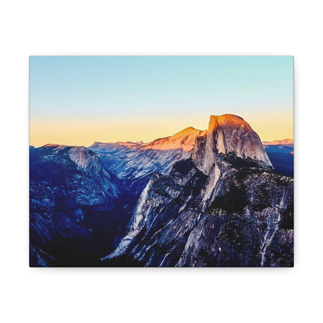 Half Dome, Yosemite-satin Canvas, Stretched - Etsy