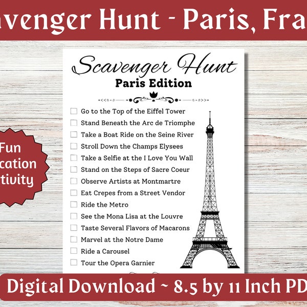 Outdoor Scavenger Hunt for Teens - Etsy