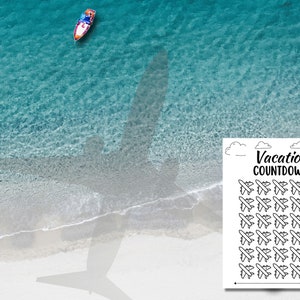 Vacation Countdown - Travel Printable - Trip Countdown - Travel ...