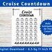 Cruise Countdown - Vacation Countdown - Cruise Calendar - Travel ...