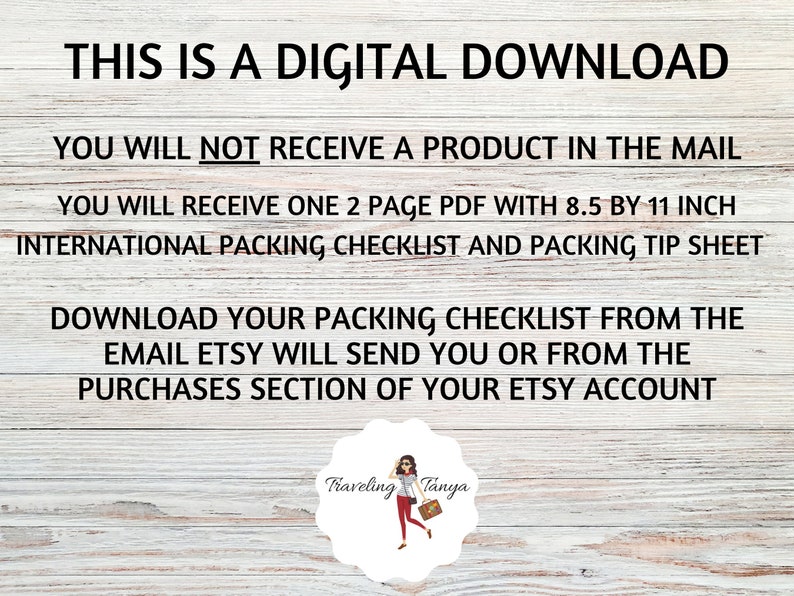 Packing Checklist & Tips for International Travel - Vacation Checklist ...