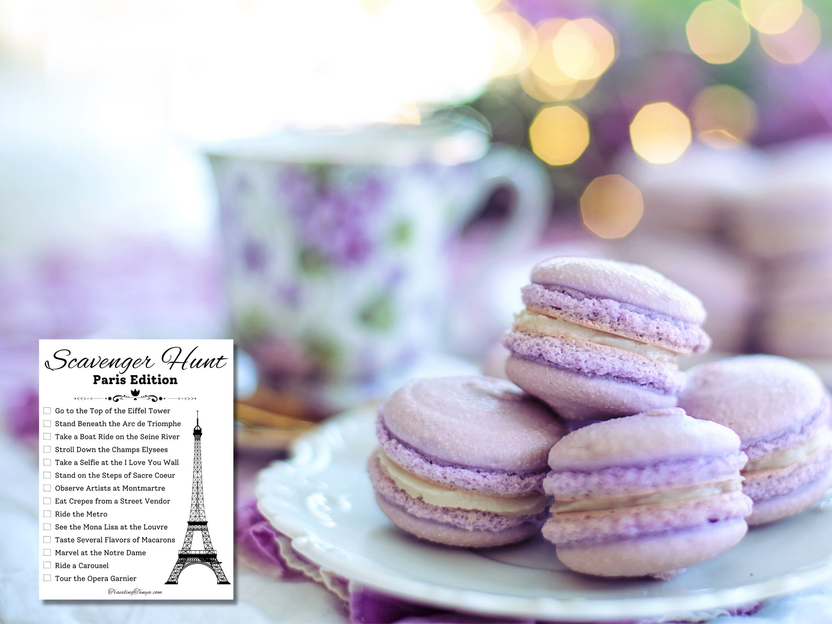 Scavenger Hunt for Paris, France Family Vacation Activity Gift for ...