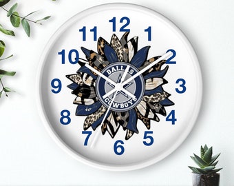 Dallas Cowboys Wall Clock - Etsy