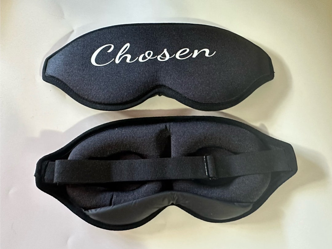 Custom Memory Foam 3D Sleeping Blindfold,100% Blackout Cloud Blindfold ...