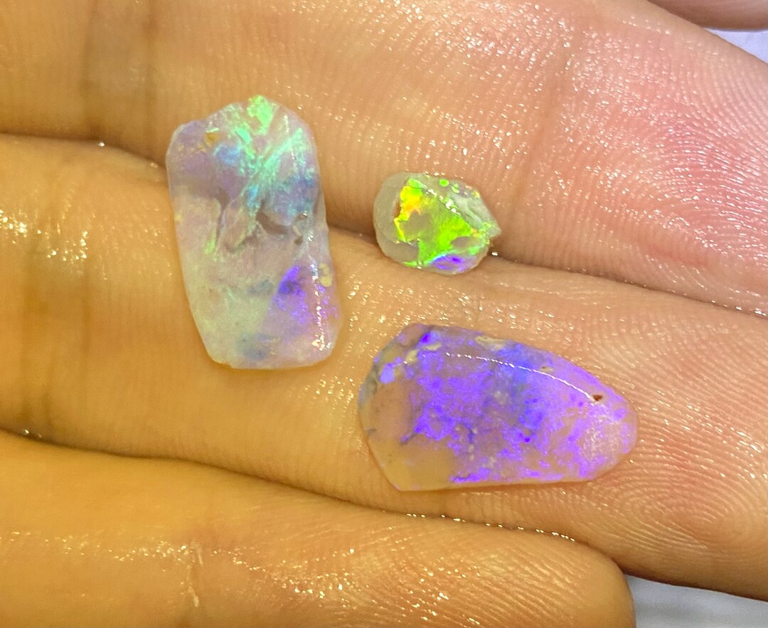 Rough and Rub Crystal Opals From Lightning Ridge Nsw - Etsy