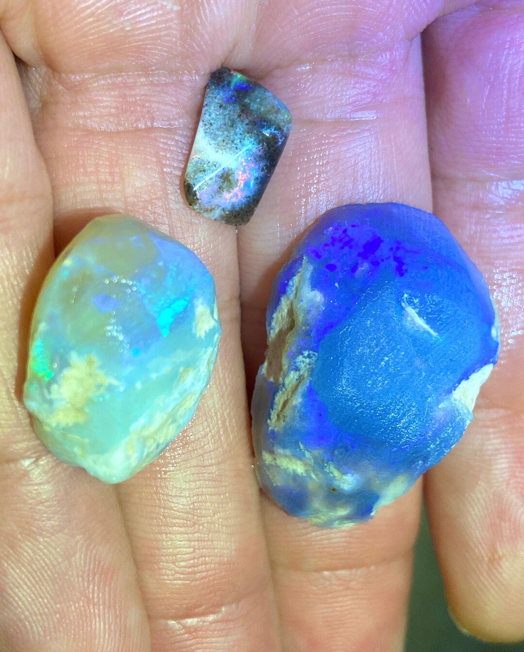 Rough and Rub Crystal Opals From Lightning Ridge Nsw - Etsy