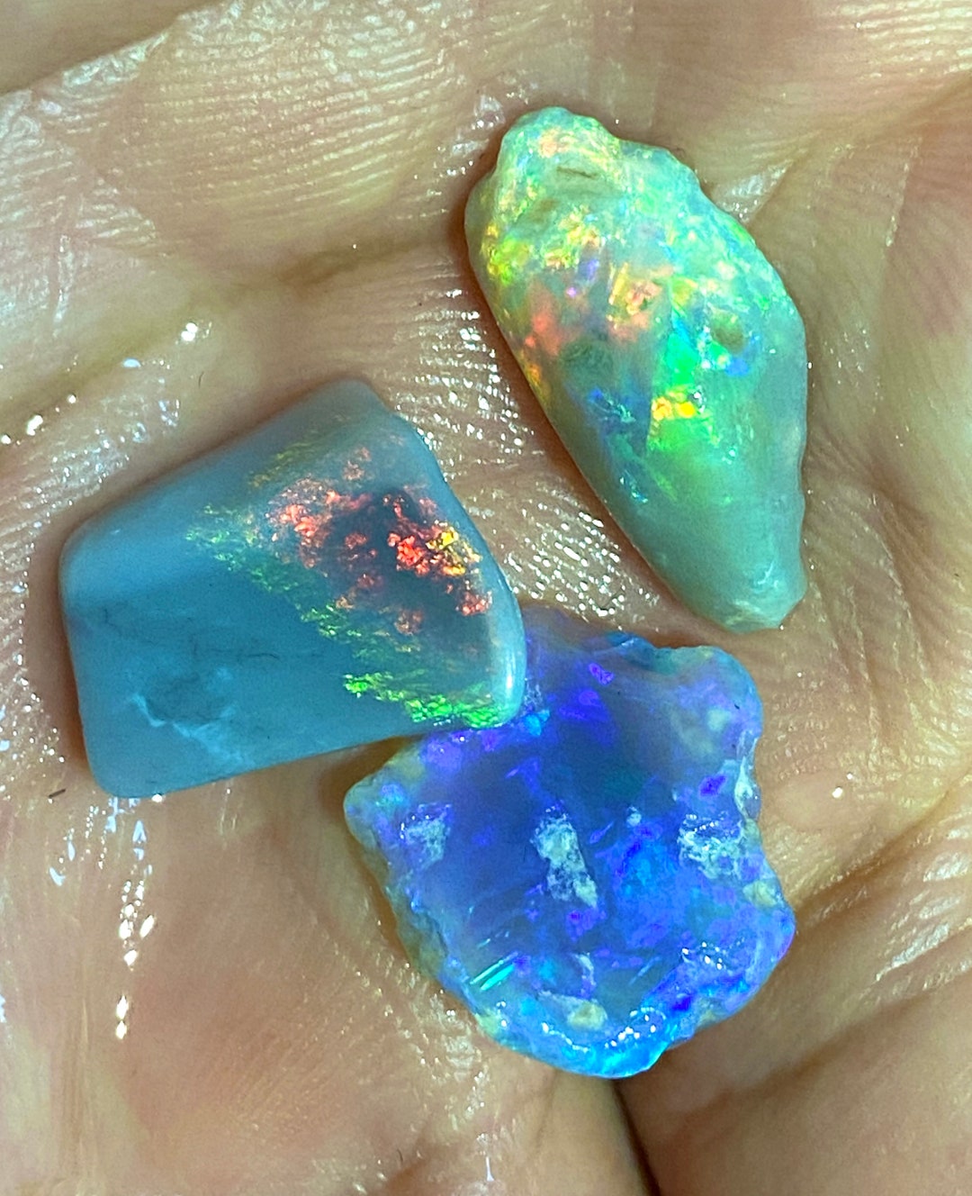 Rough and Rub Crystal Opals From Lightning Ridge Nsw - Etsy