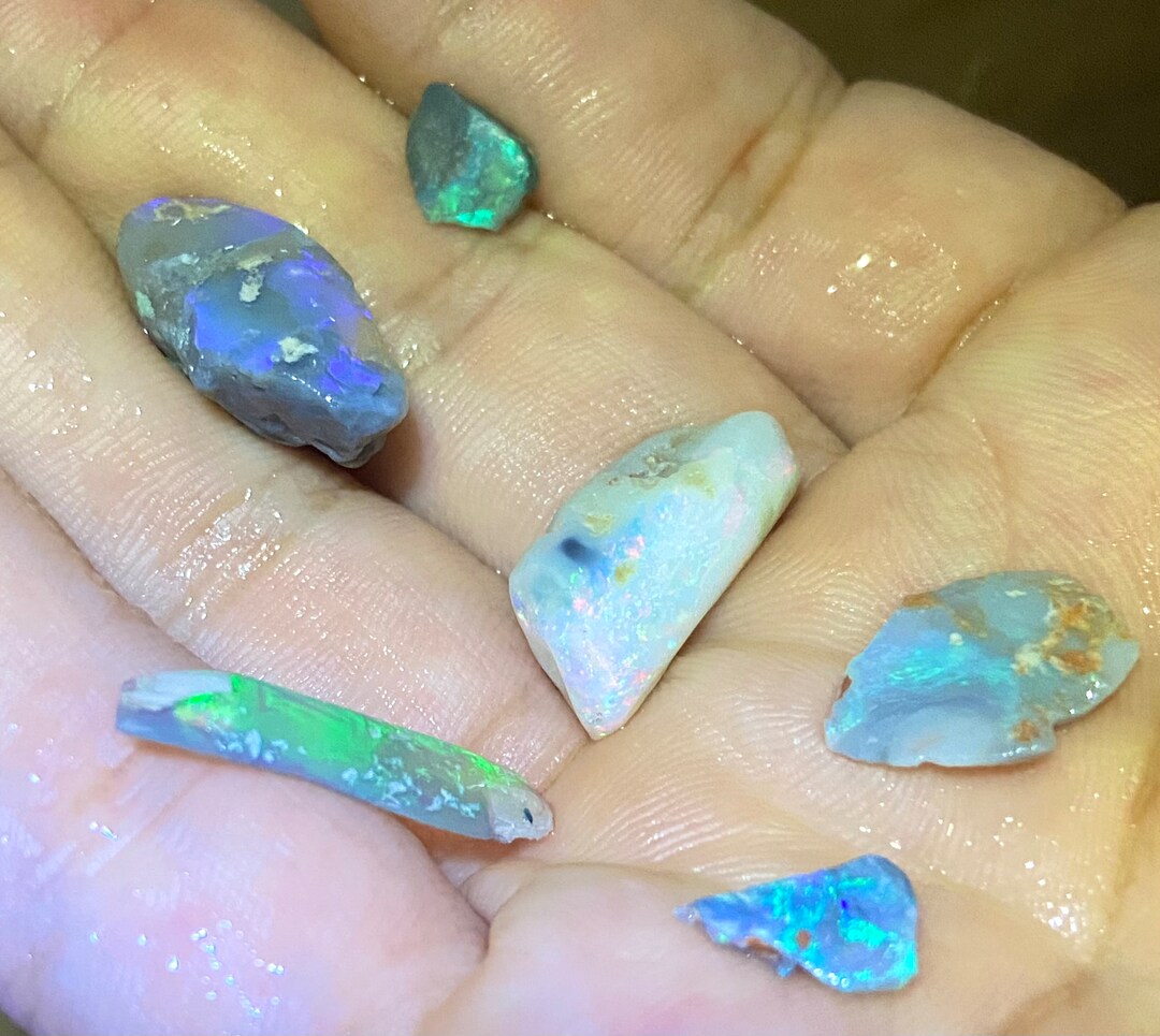 Rough and Rub Crystal Opals From Lightning Ridge Nsw - Etsy