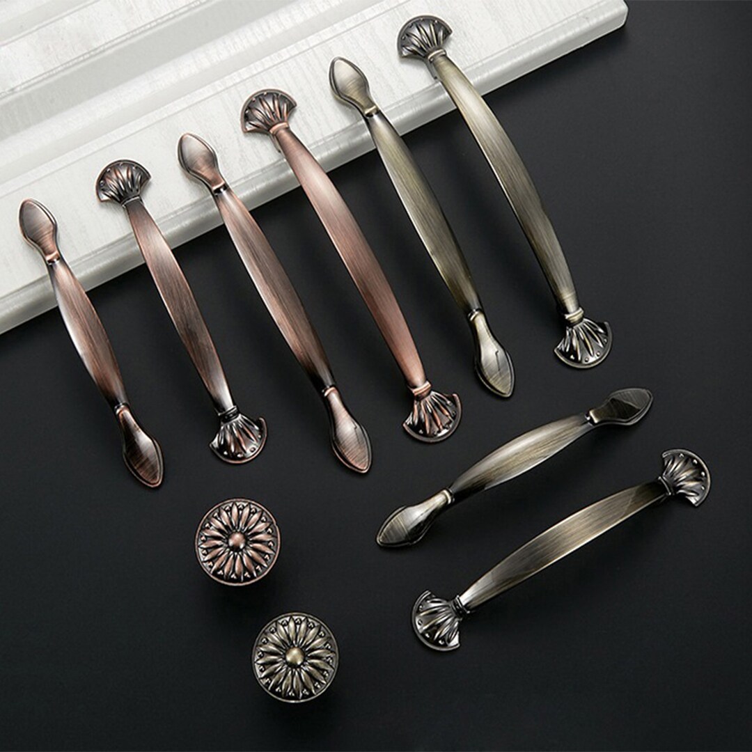 3.75" 5" Asian Ceramic Kitchen Drawer Knobs Pulls Cabinet Door Pulls ...