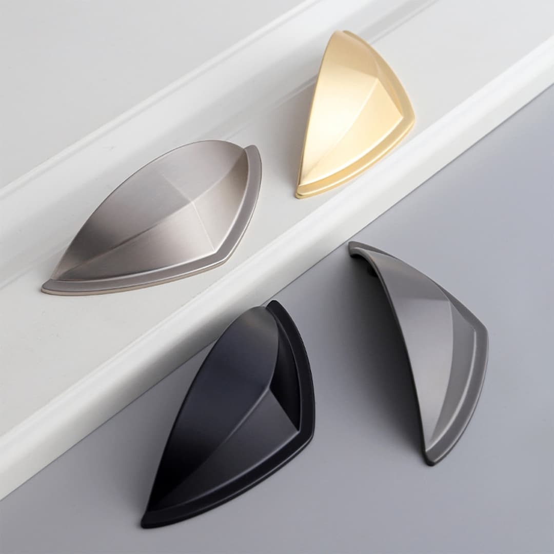 3" Cup Cupboard Pulls Kitchen Drawer Cup Pulls Modern Cup Cabinet Pulls ...