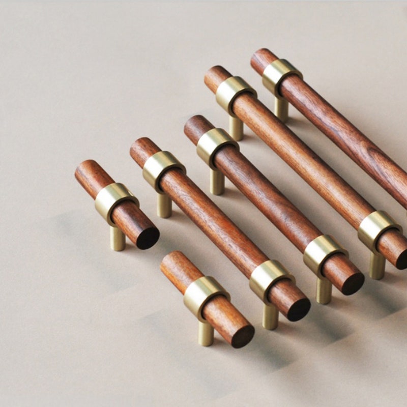 Wood Cabinet Pulls - Etsy