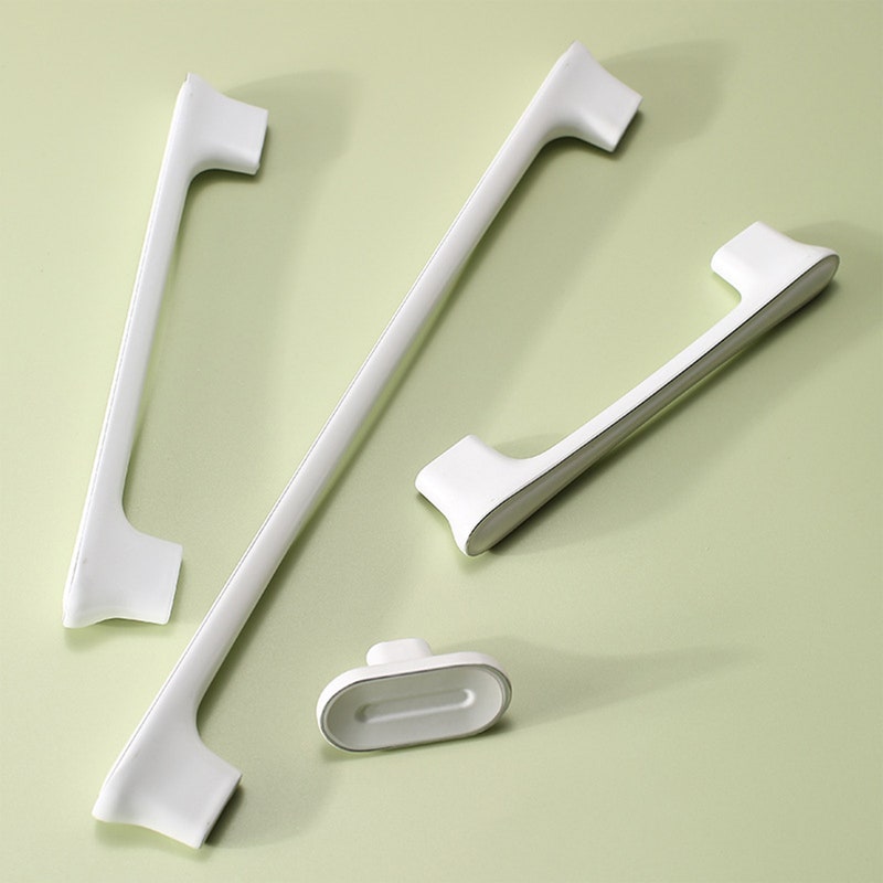 White Drawer Pulls - Etsy