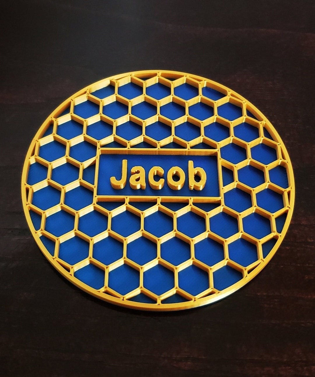 Personalized 3D Printed Coaster, Custom Name Drink Coaster, Unique Home ...