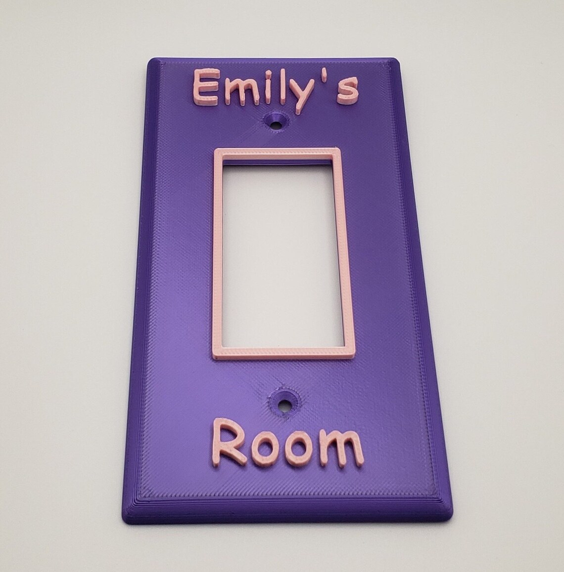 Personalized 3D Printed Light Switch Covers, Custom Light Plate Cover ...