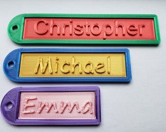 Name Tag 3d Printed - Etsy