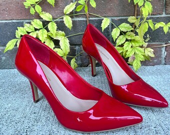 Ruby Red Heels - Etsy