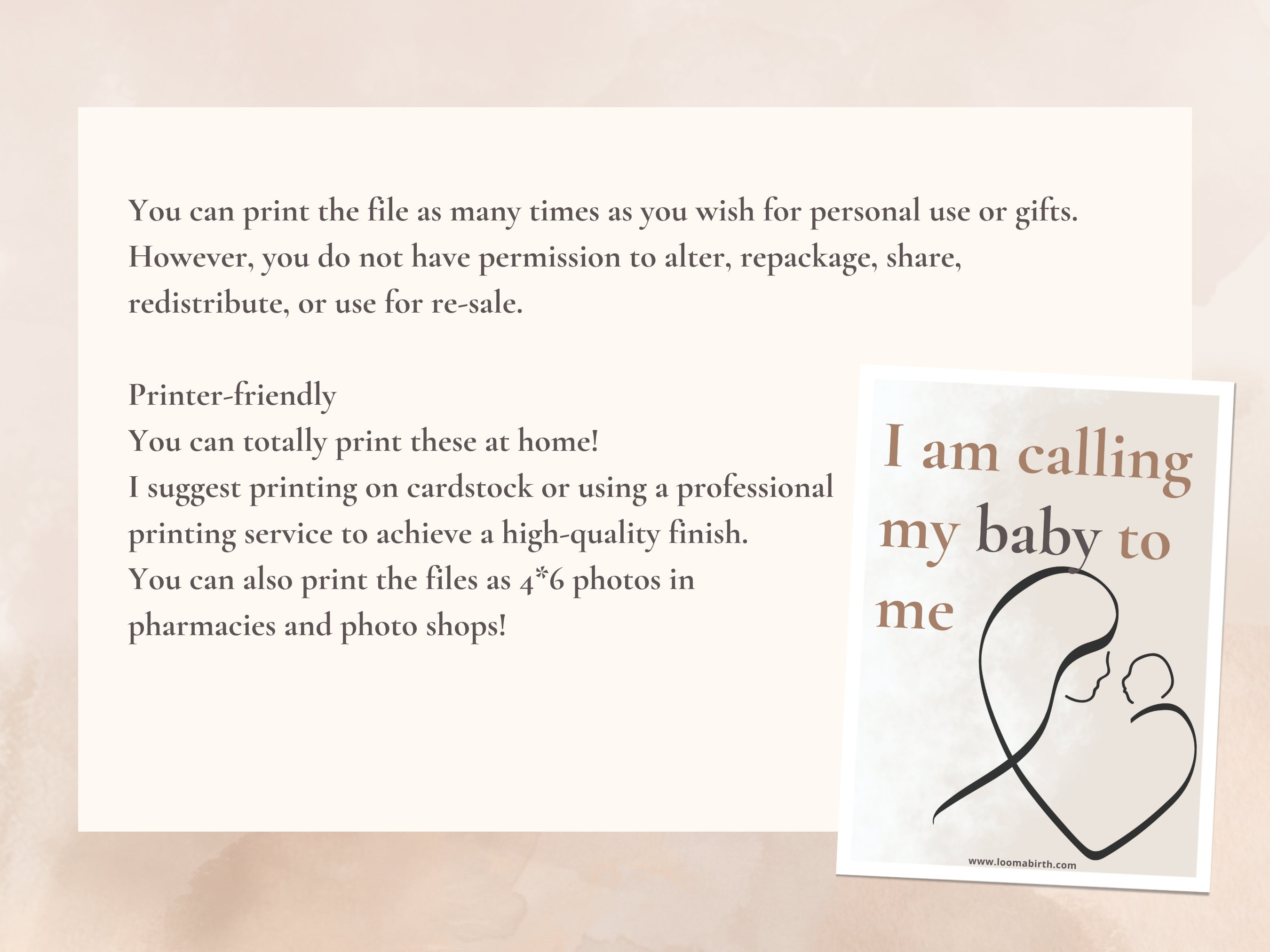 Trying to Conceive Affirmation Printables — loomabirth