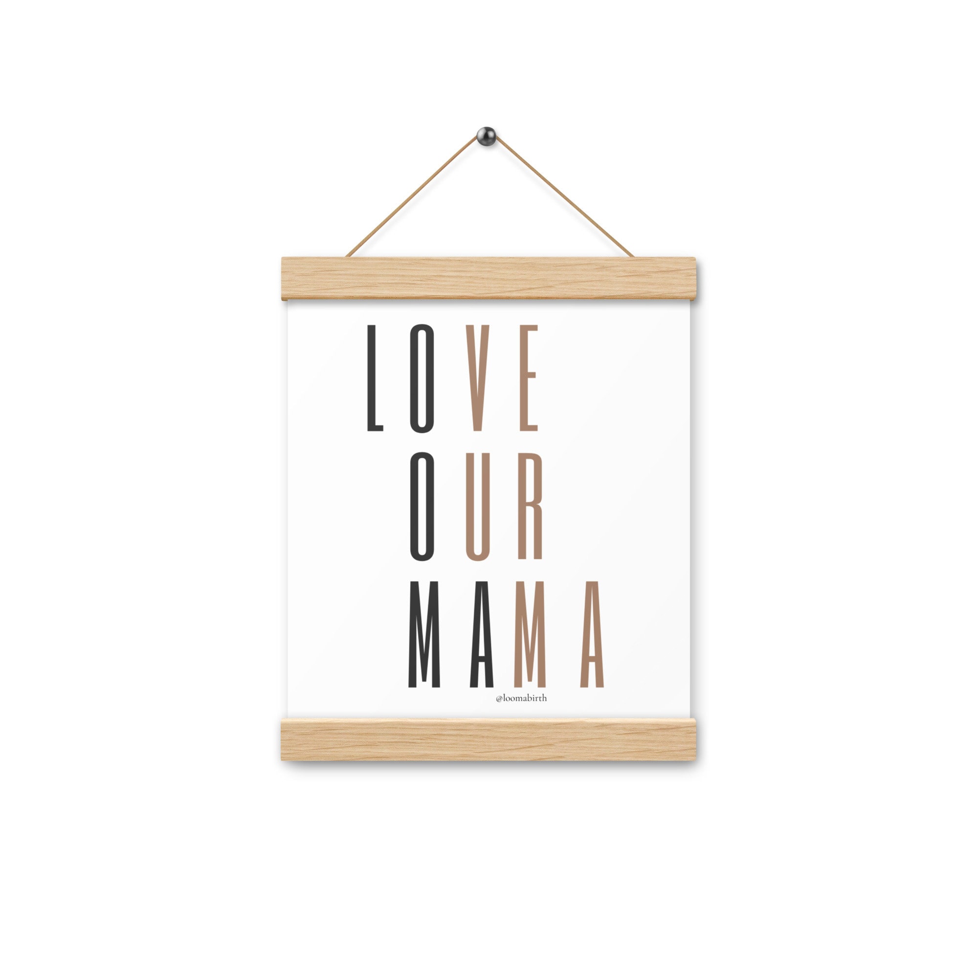 LOVE OUR MAMA Poster With Hangers - Etsy