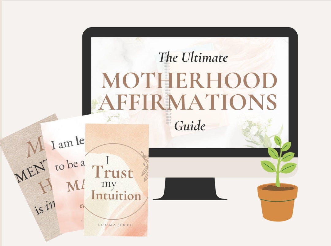 Motherhood Affirmation Printable Cards V.2 - Etsy