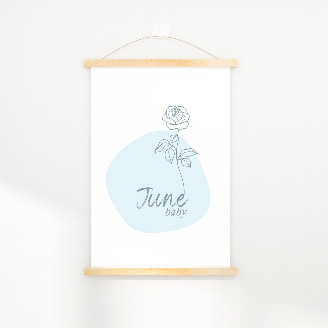 June Baby Birth Month Flower Printable Wall Art - Etsy Canada