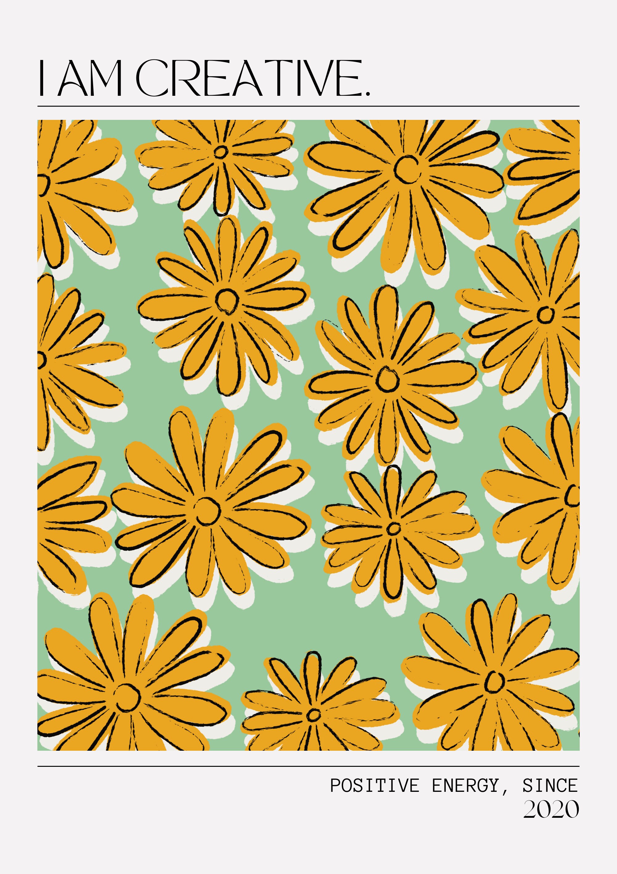 Printable Positive Affirmations Wall Art I Am Creative - Etsy