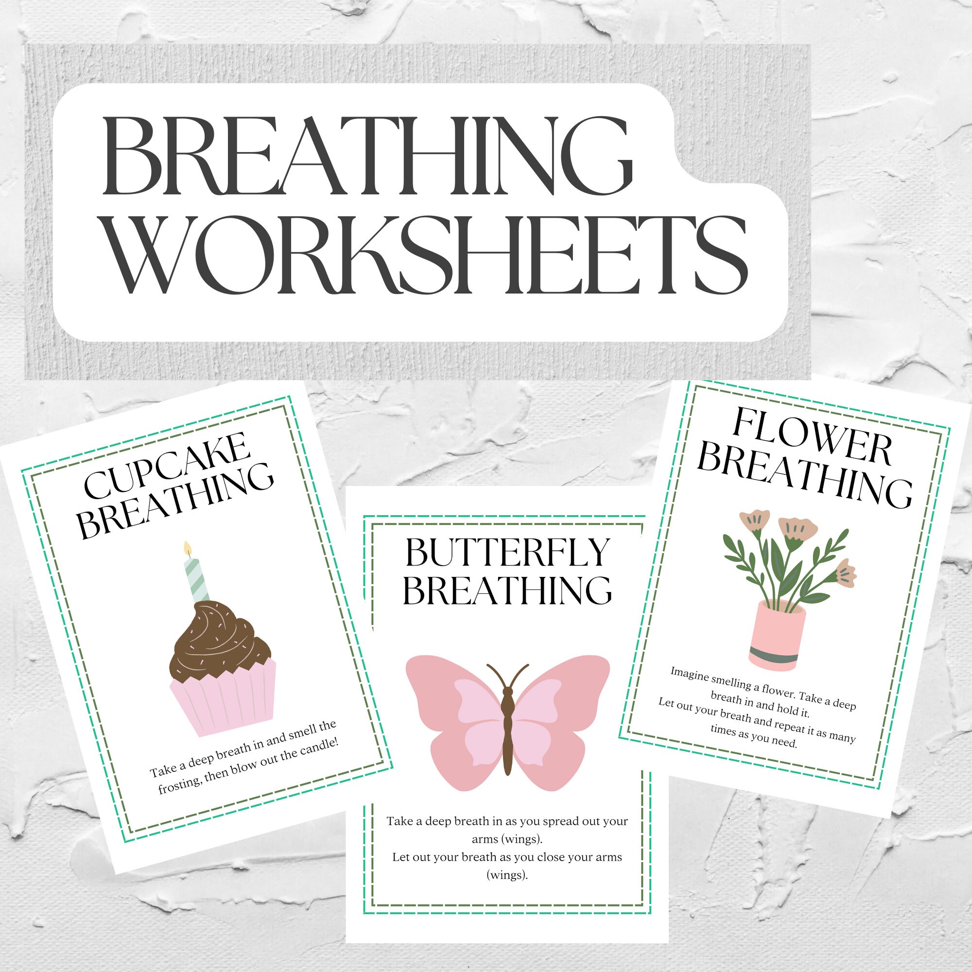 Printable Breathing Worksheets for the Classroom ~ Encourage Breathwork ...