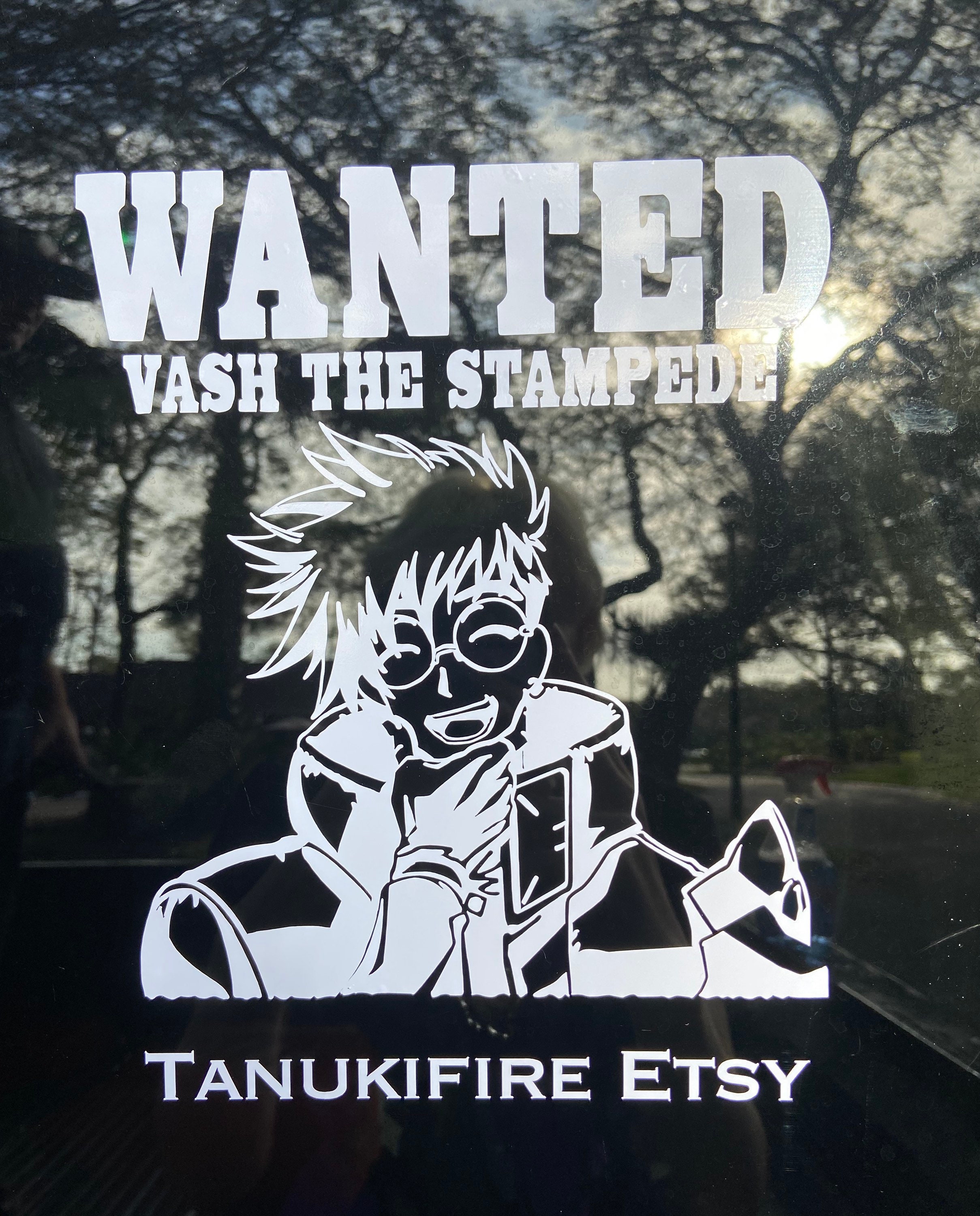 Vash Wanted Poster Vintage Retro Anime Reboot Manga White Car - Etsy