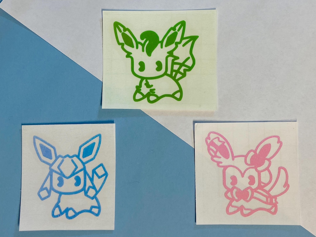 Pocket Monster Inspired Cute Vinyl Decal Stickers Peeker Anime Car ...