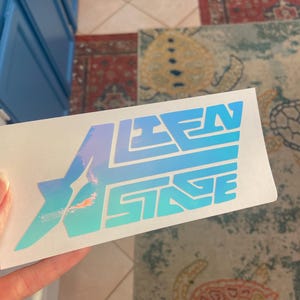 Alien Stage Decal Mizi Sua Till Ivan Hyuna Luka Vinyl Holographic - Etsy