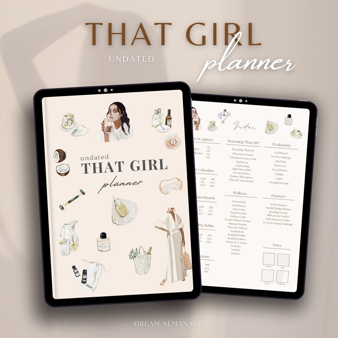 That Girl Digital Planner THAT GIRL Planner Daily, Weekly & Monthly ...