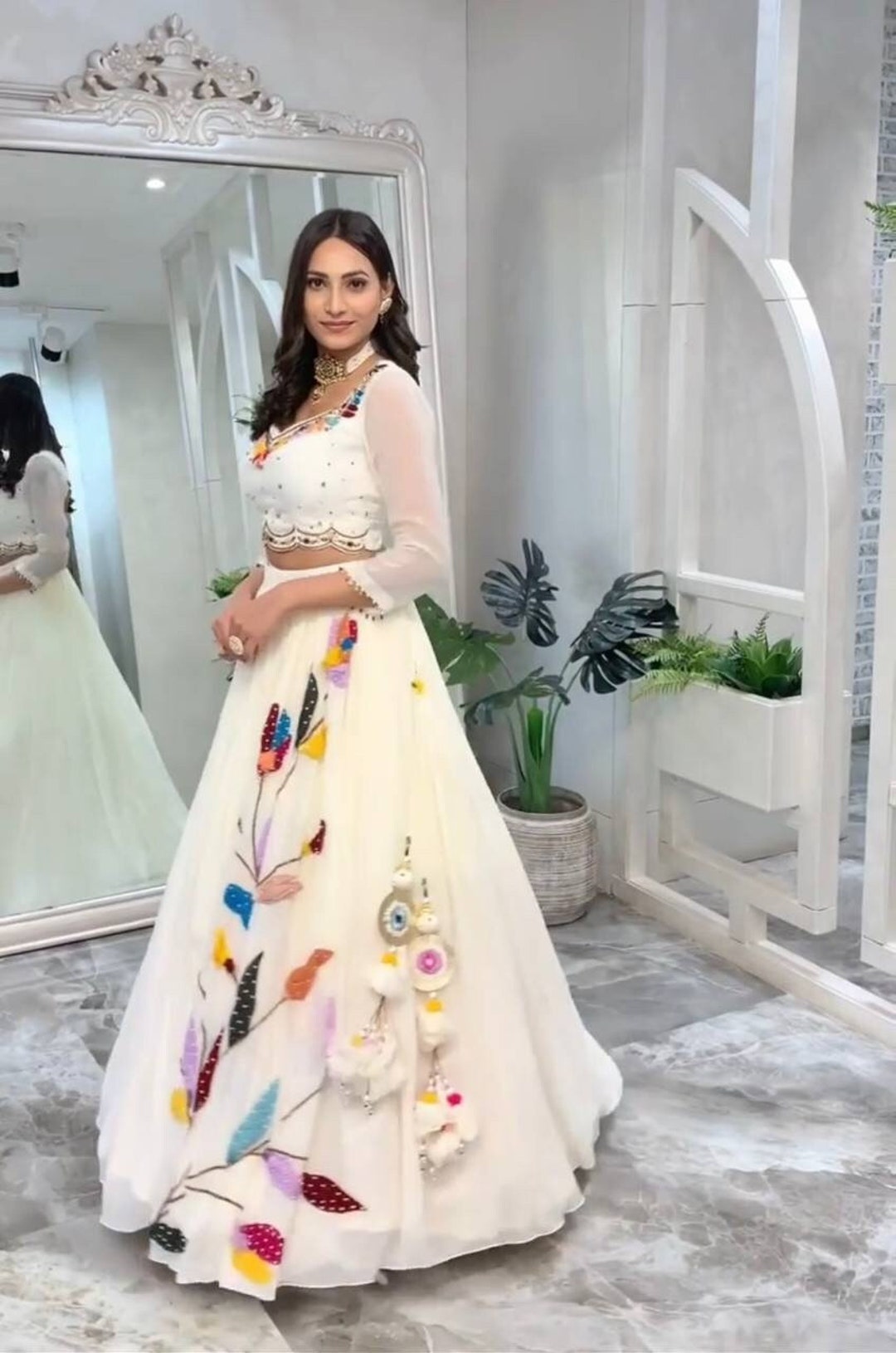 Designer Lehenga Choli for Women Party Wear Bollywood Lengha Sari ...